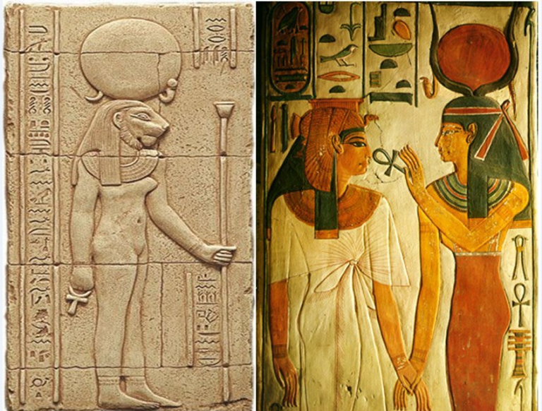Symbols of a pharaoh