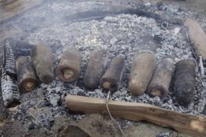 How did ancient Egyptians bake bread?