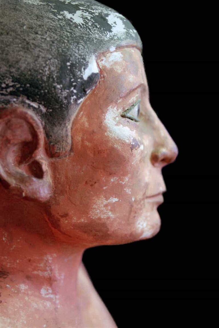 The Seated Egyptian Scribe from the Louvre Museum