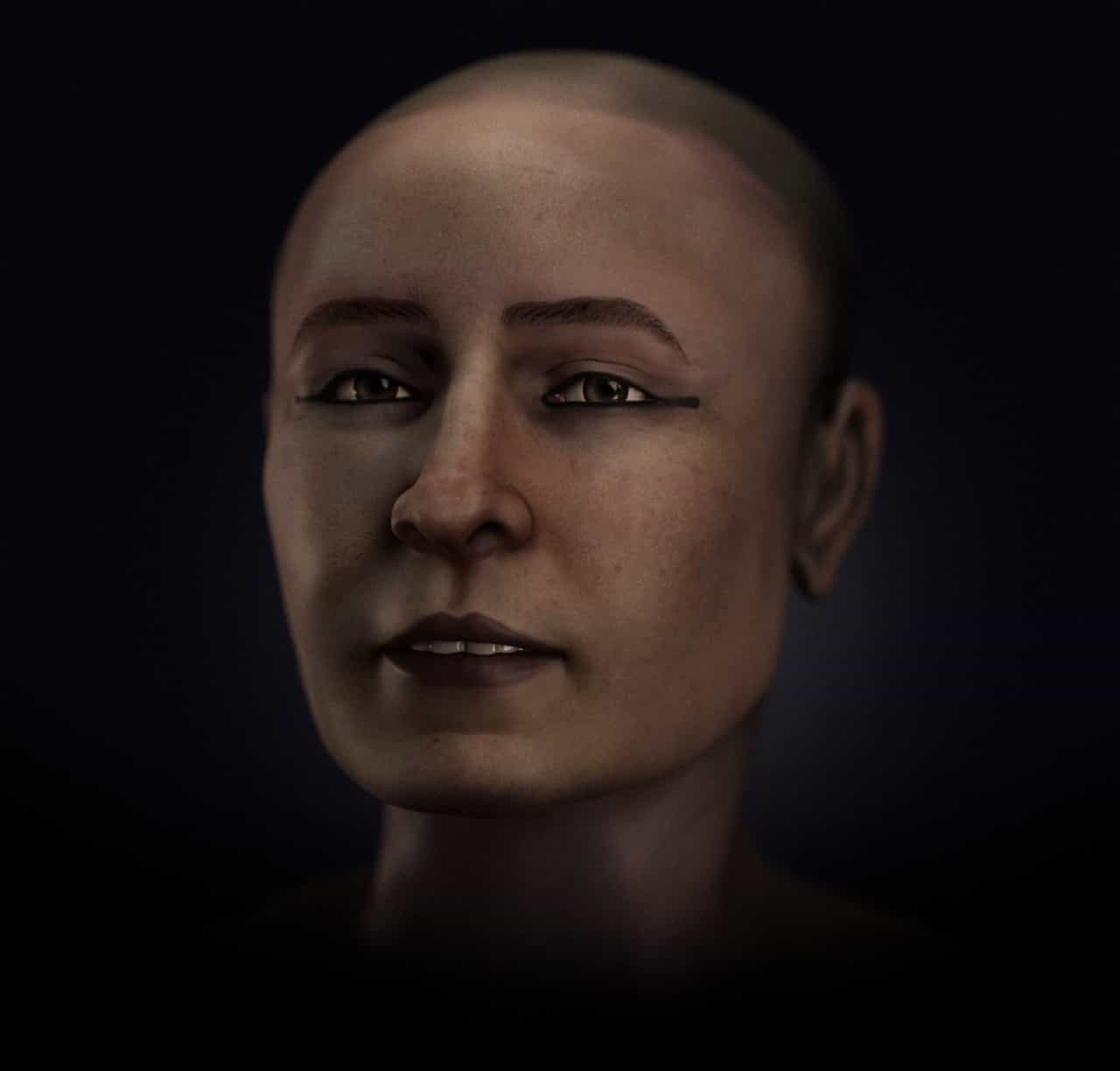 The Face of Shep-en-Isis, the Most Famous Egyptian Mummy in Switzerland