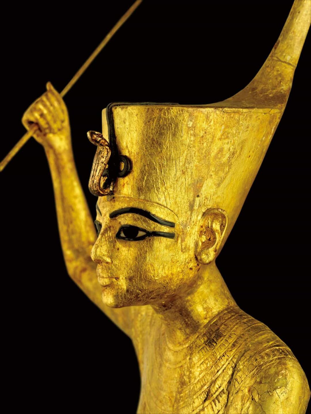 Statuette of Tutankhamun the Harpooner with Spear