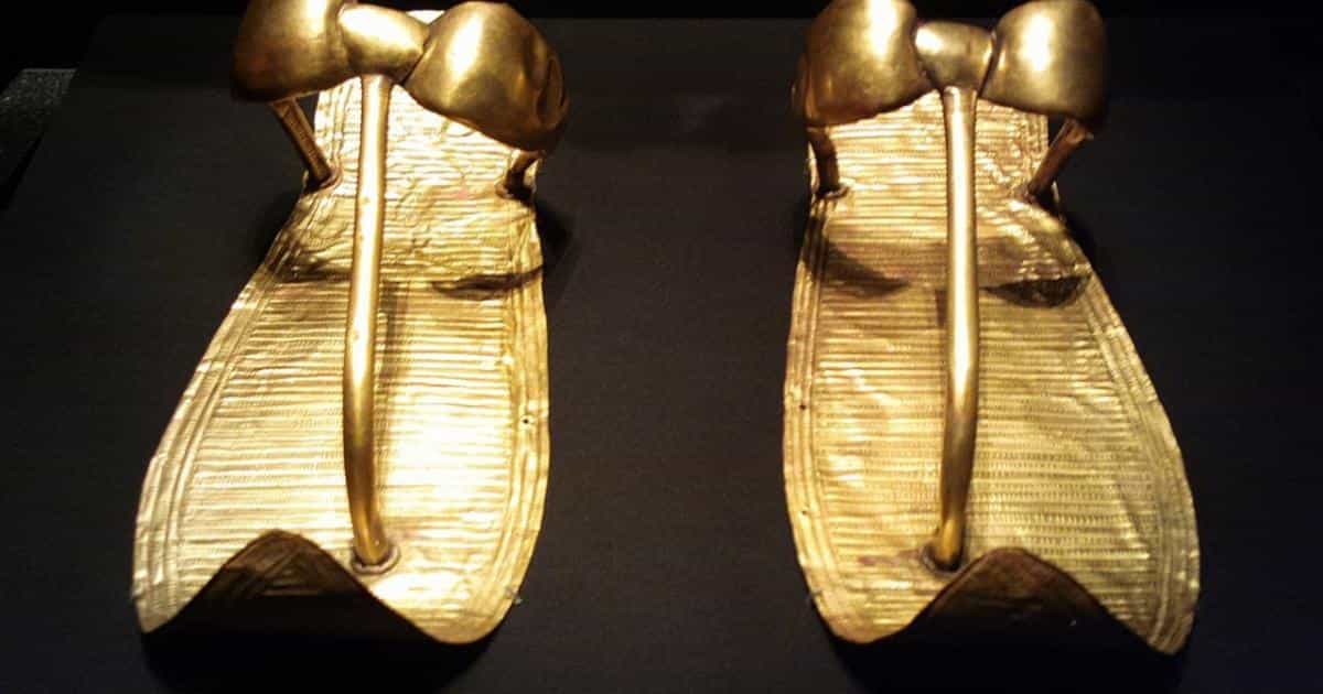 Golden Sandals of Tutankhamun