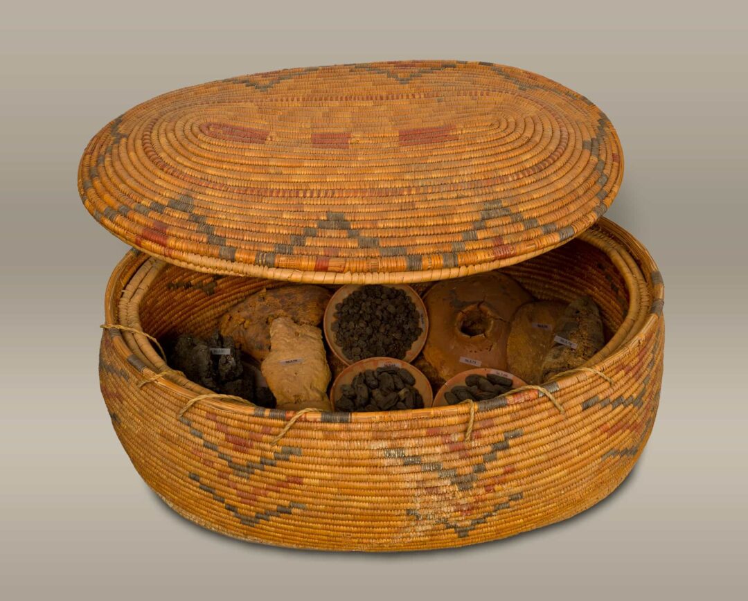 What was the purpose of the Large Oval Storage Basket in ancient ...