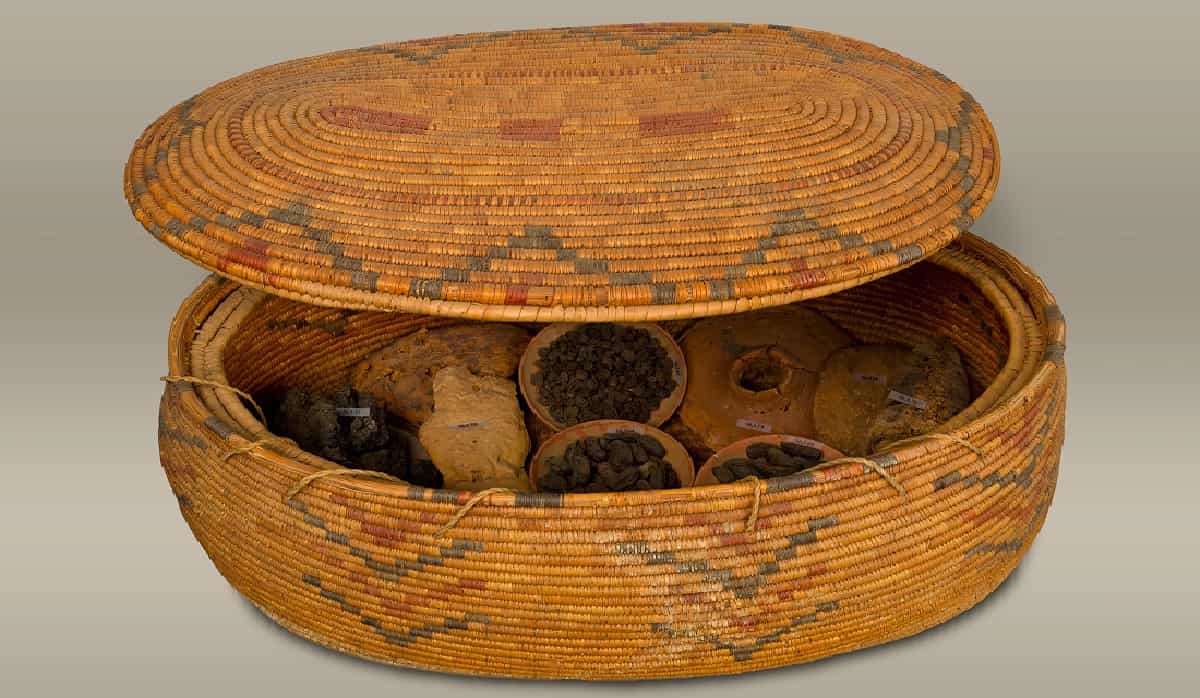 What was the purpose of the Large Oval Storage Basket in ancient ...