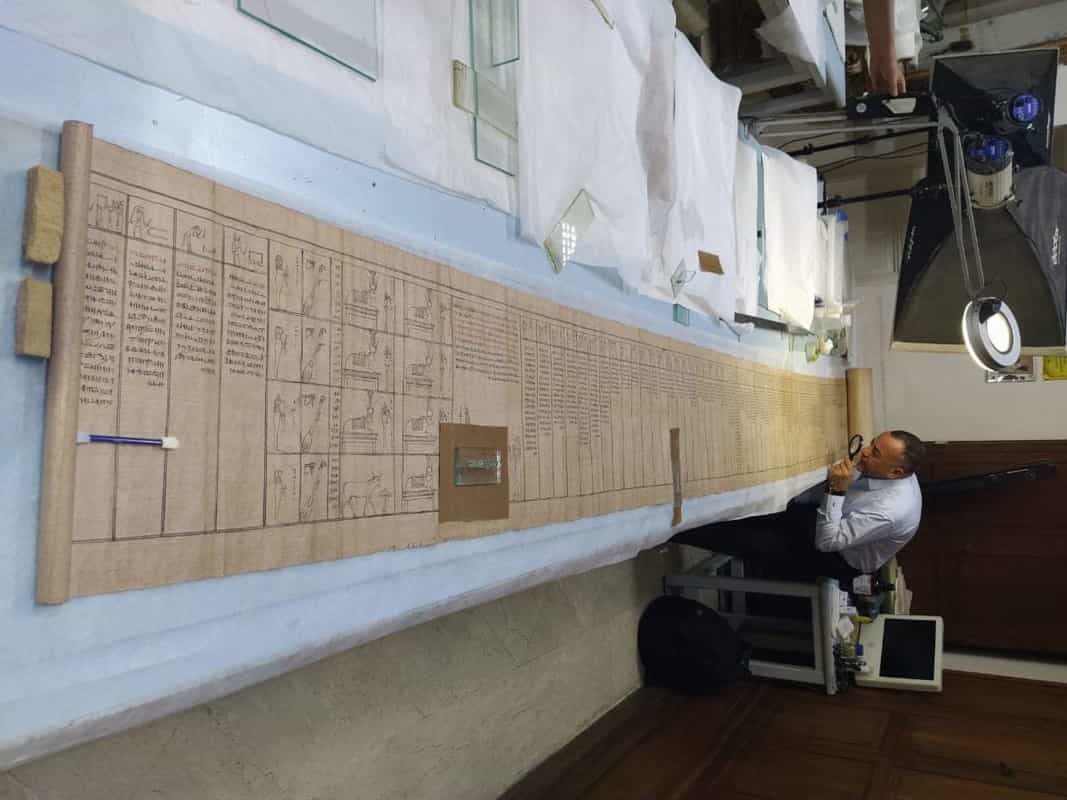 The Discovery of 16-meter-long "Book of the Dead" Papyrus